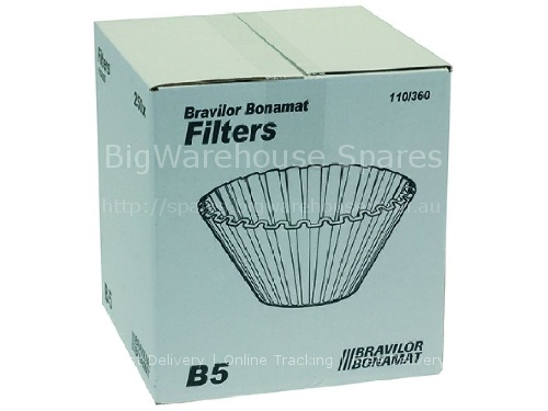 DE VECCHI GIUSEPPE Components Basket paper filters cone filters hario 1 ...