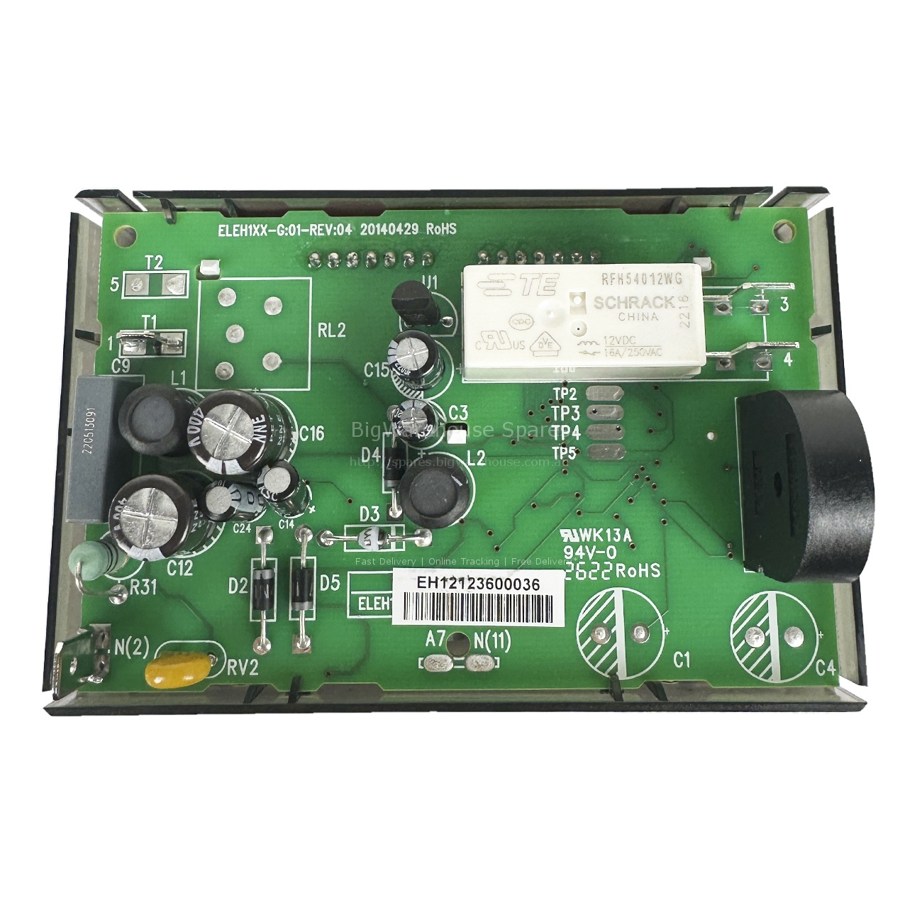 CHEF COOKERS (ELECTRIC) EOC644W clock 3 btn easytime 3 w relay