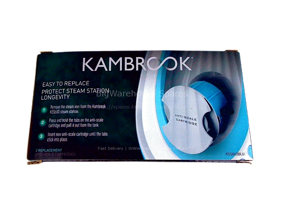 KAMBROOK Ironing Centre KSS600 two pack anti scale cartridges